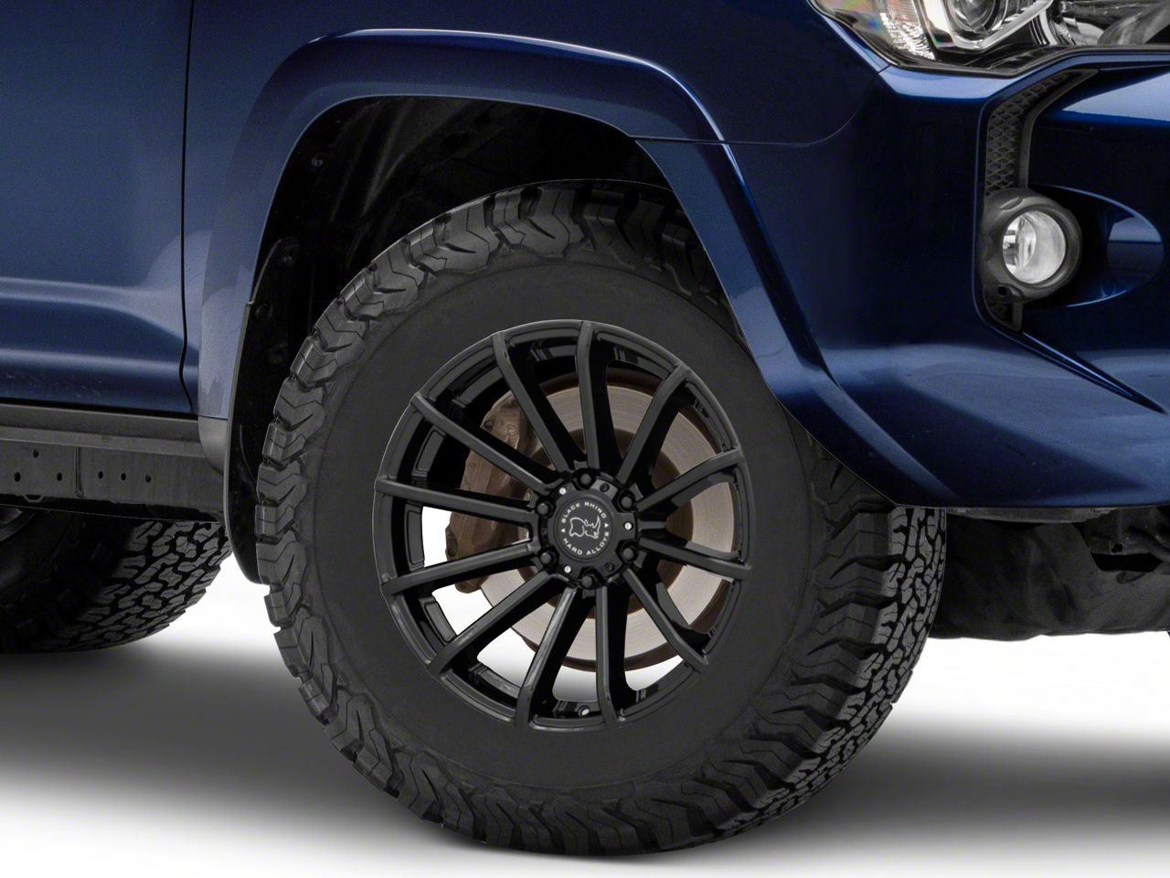 Black Rhino Toyota 4-Runner Rotorua Gloss Black 6-Lug Wheel; 17x9.5 ...