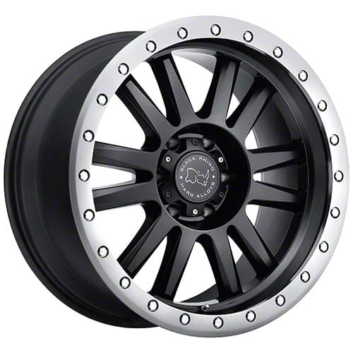 Black Rhino Toyota 4-Runner Tanay Matte Black with Matte Graphite Lip 6 ...