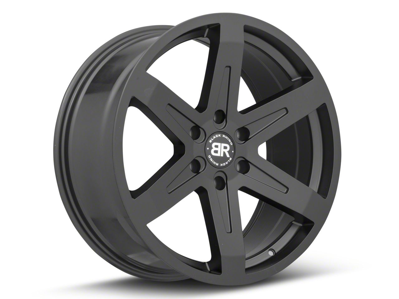 Black Rhino Bronco Peak Matte Black 6-Lug Wheel; 20x9; 30mm Offset ...