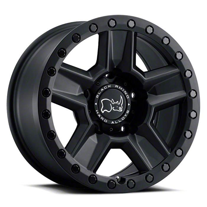 Black Rhino Frontier Ravine Matte Black 6-Lug Wheel; 17x8.5; 35mm ...