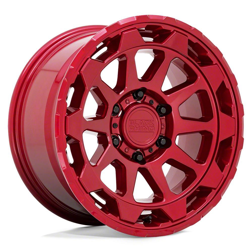 Black Rhino Frontier Rotor Candy Red 6-Lug Wheel; 18x9; 12mm Offset ...