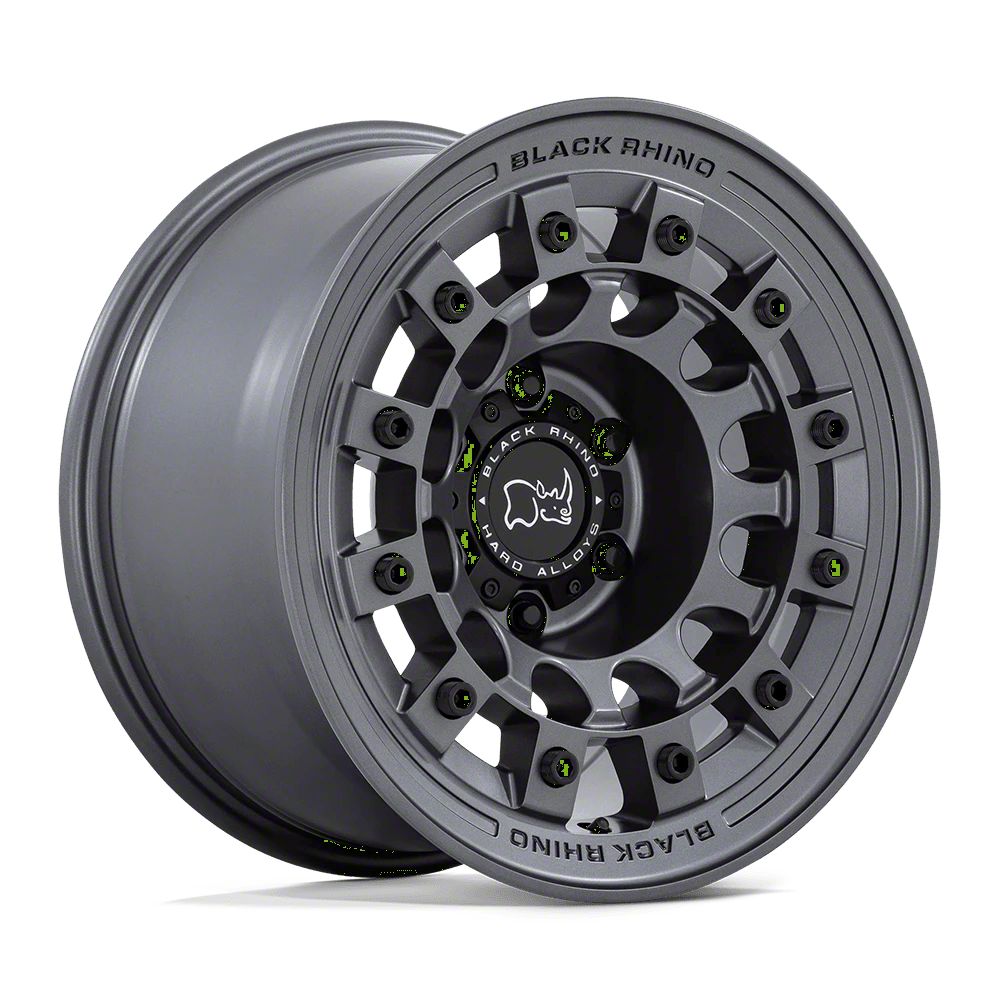 Black Rhino Jeep Gladiator Fuji Matte Gunmetal Wheel; 17x8; 38mm Offset ...