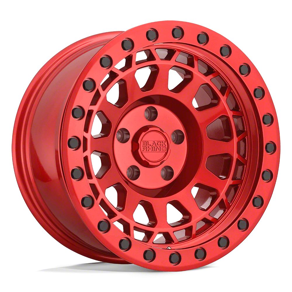Black Rhino Jeep Gladiator Primm Candy Red with Black Bolts Wheel; 20x9 ...