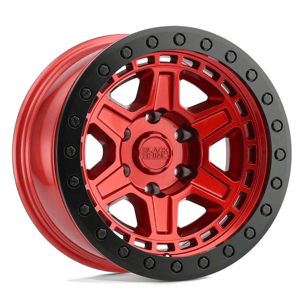 Black Rhino Jeep Gladiator Reno Candy Red with Black Ring and Bolts ...