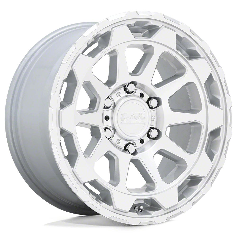 Black Rhino Jeep Gladiator Rotor Gloss Silver with Mirror Cut Face ...