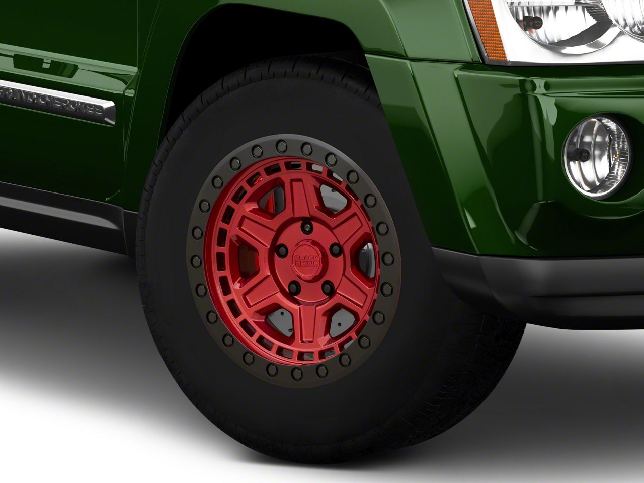Black Rhino Jeep Grand Cherokee Reno Candy Red Wheel; 17x9; 0mm Offset ...