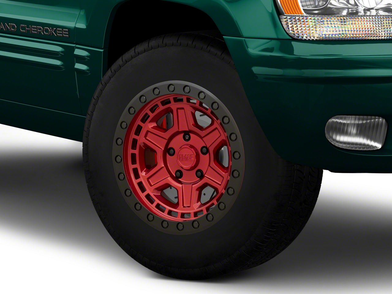 Black Rhino Jeep Grand Cherokee Reno Candy Red Wheel; 17x9; 0mm Offset ...