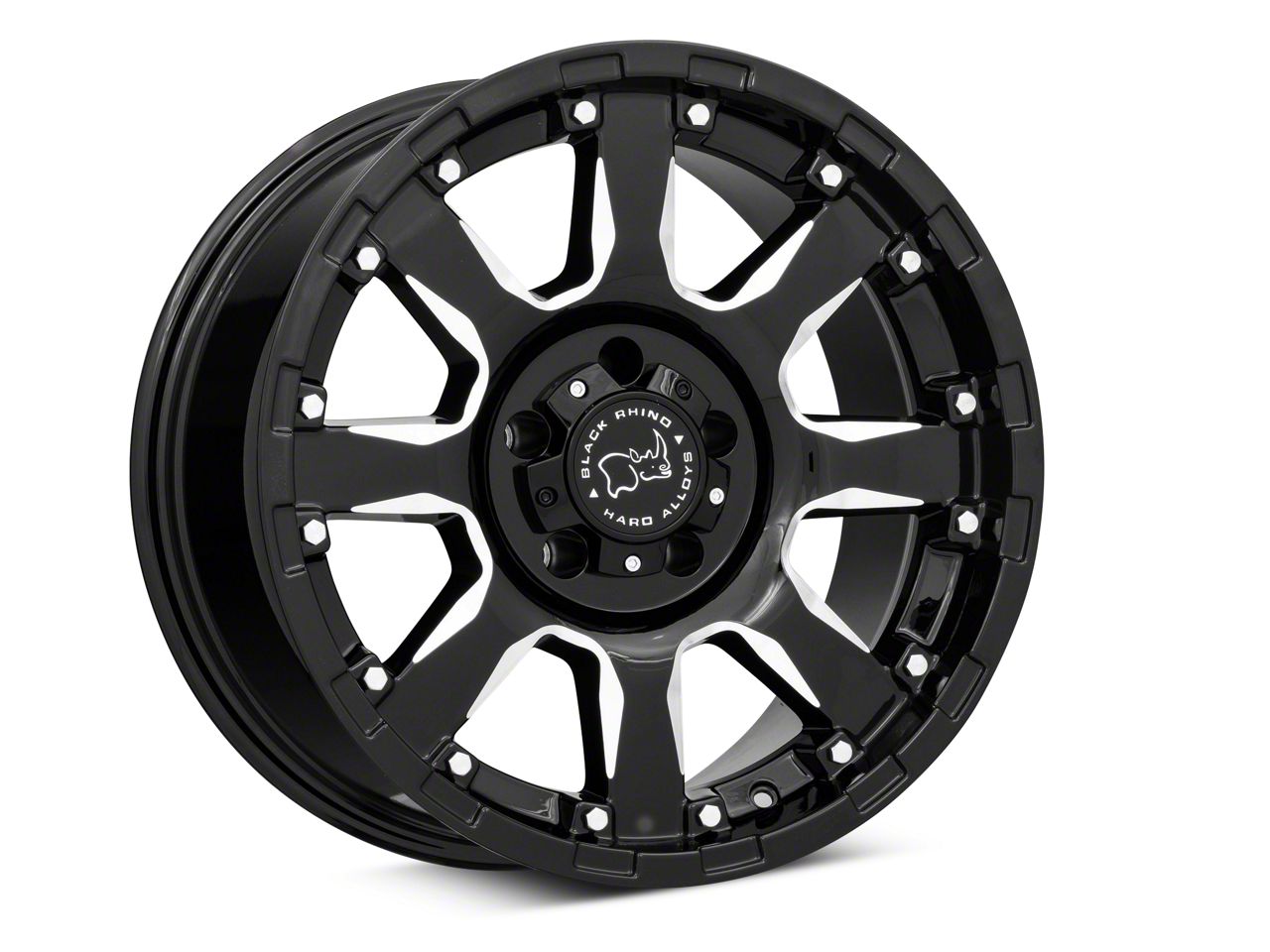 Black Rhino Jeep Grand Cherokee Sierra Gloss Black Wheel; 18x9; -12mm ...
