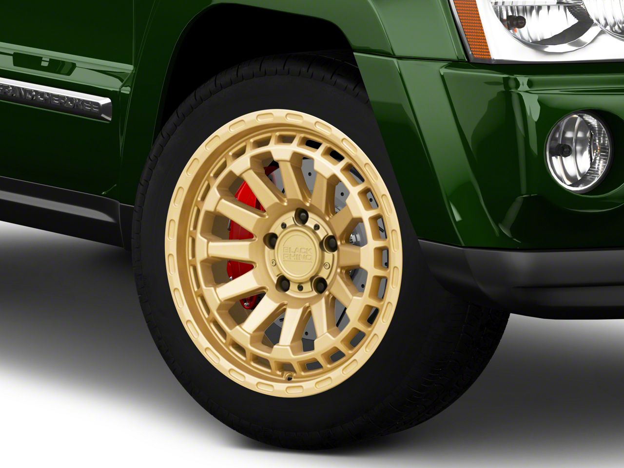 Black Rhino Jeep Grand Cherokee Raid Gold Wheel; 20x9.5; -18mm Offset ...