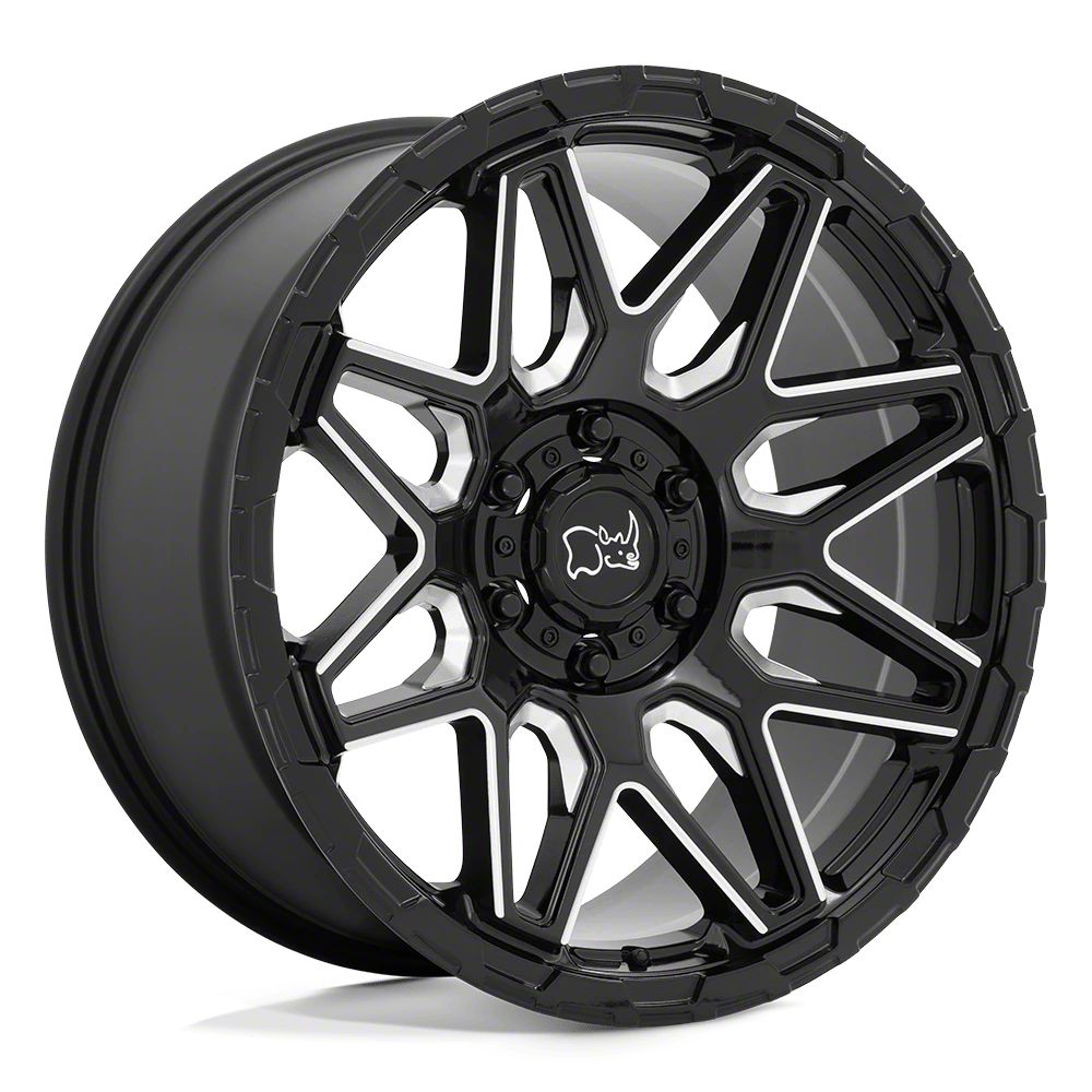 Black Rhino Jeep Grand Cherokee Shockwave Gloss Black Milled Wheel ...
