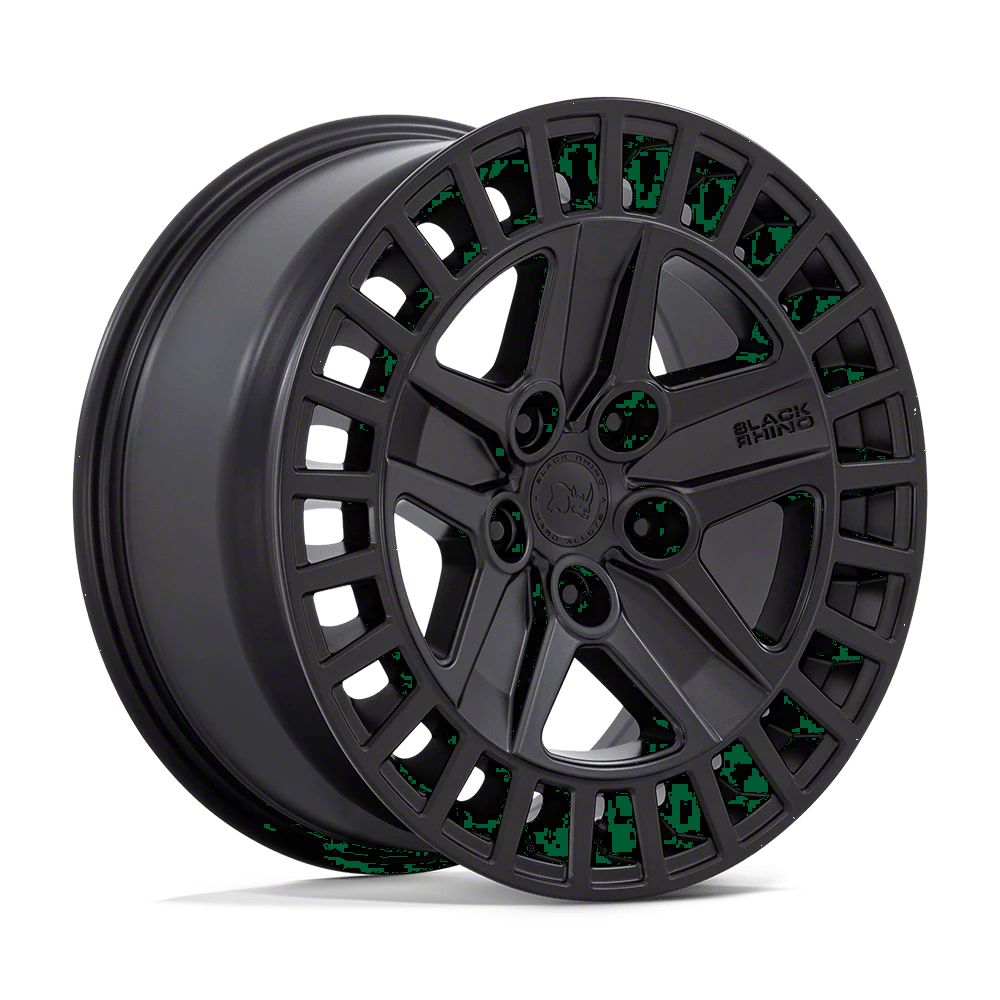 Black Rhino Jeep Wrangler Alston Matte Black Wheel; 18x8.5; 25mm Offset ...