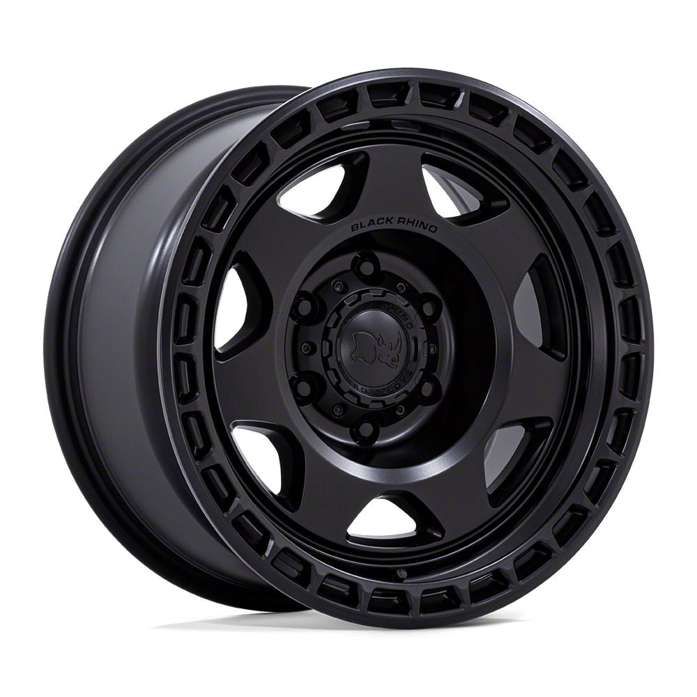 Black Rhino Jeep Wrangler Voyager Matte Black Wheel; 17x8.5; -10mm ...