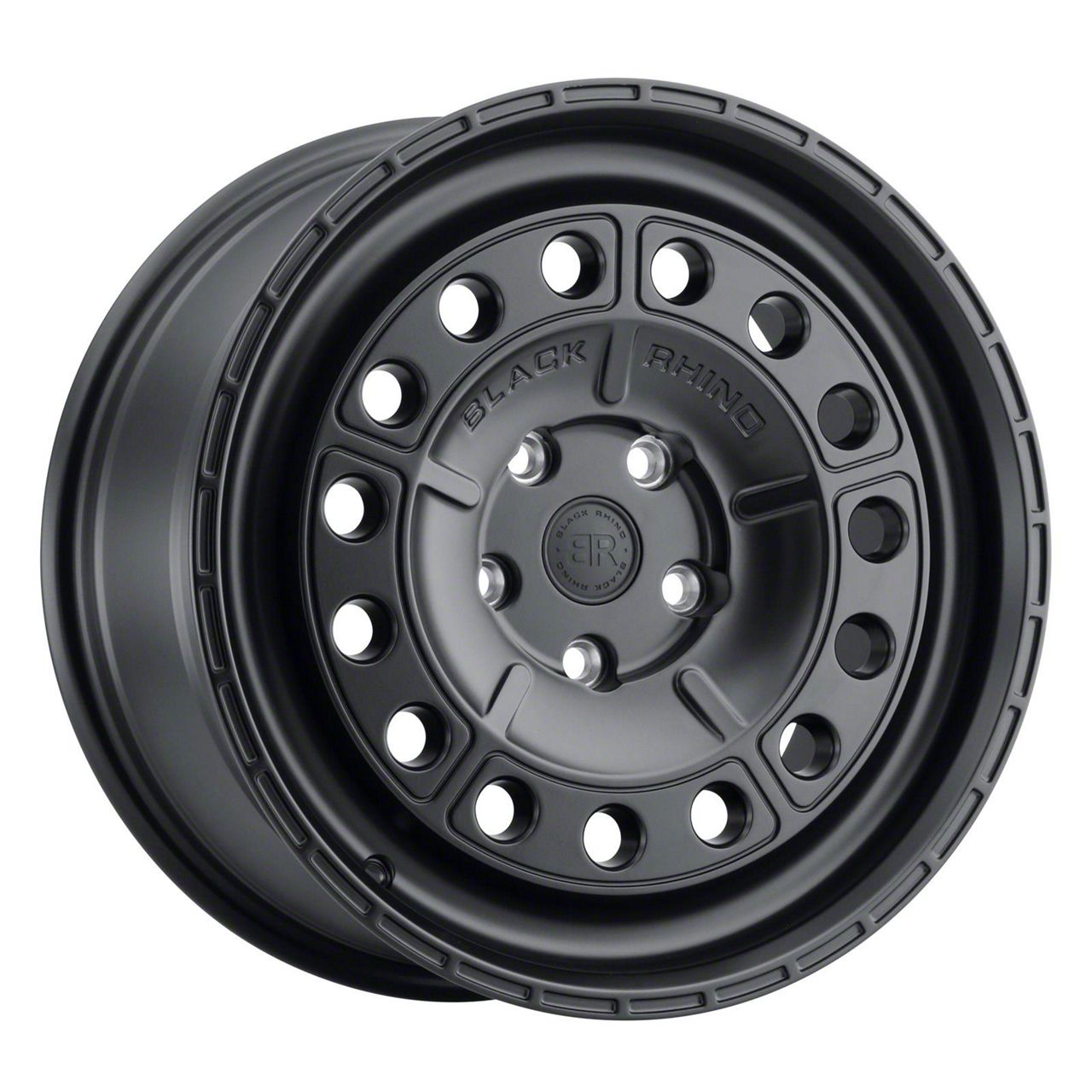 Black Rhino Jeep Wrangler Unit Matte Black Wheel; 15x7; 15mm Offset ...