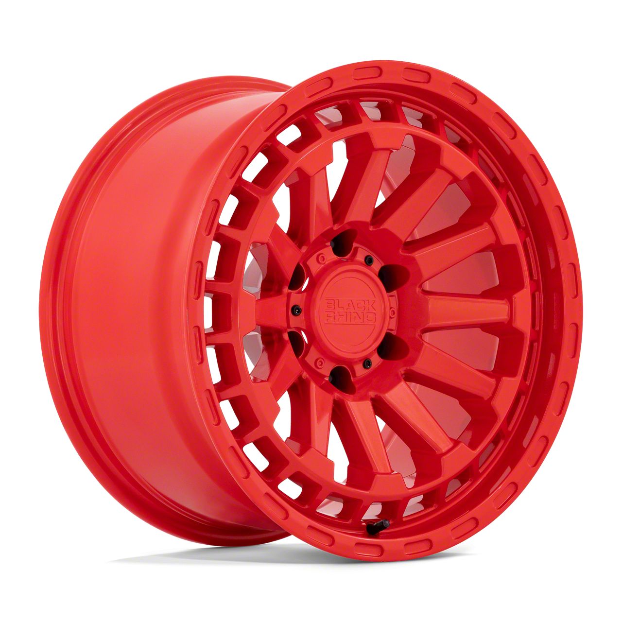 Black Rhino Jeep Gladiator Raid Gloss Red Wheel; 17x8.5; -18mm Offset ...