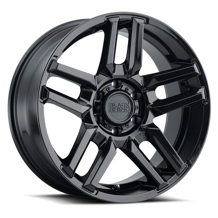 Black Rhino Titan Mesa Gloss Black 6-Lug Wheel; 18x9; 12mm Offset ...