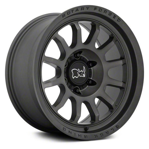 Black Rhino Titan Rapid Brushed Gunmetal 6-Lug Wheel; 18x9; 12mm Offset 1890RPD126140G12A (17-24 ...
