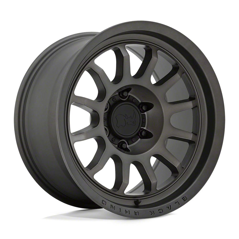 Black Rhino Titan Rapid Matte Brushed Gunmetal 6-Lug Wheel; 20x9.5 ...