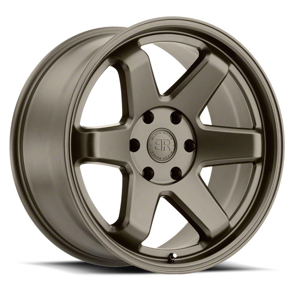 Black Rhino Titan Roku Matte Bronze 6-Lug Wheel; 18x9.5; 12mm Offset ...