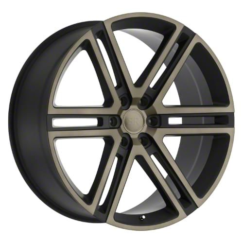 Black Rhino Titan Timbvati Dark Tint Matte Black Machined 6-Lug Wheel ...