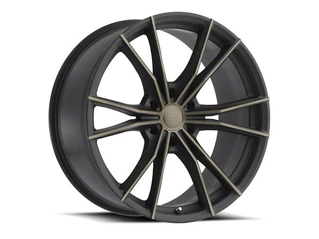 Black Rhino Titan Zion Matte Black Machined and Dark Matte Tint 6-Lug ...