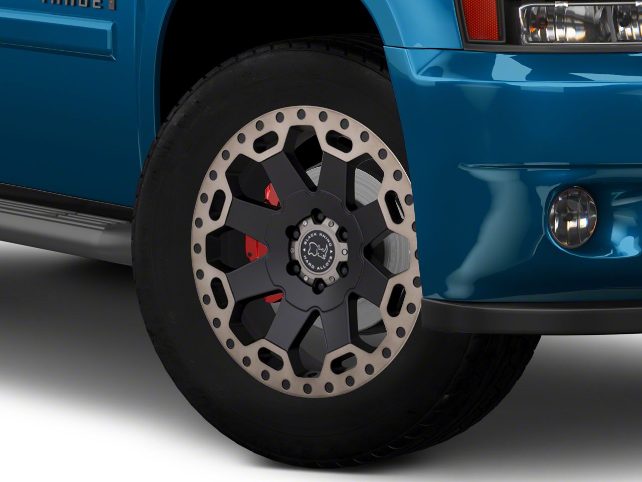 Black Rhino Titan XD Warlord Matte Black with Machined Dark Tint Lip 6 ...