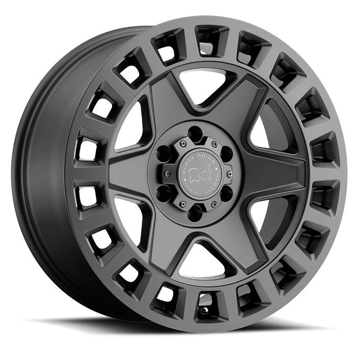 Black Rhino Titan XD York Matte Gunmetal 6-Lug Wheel; 20x9; -12mm ...