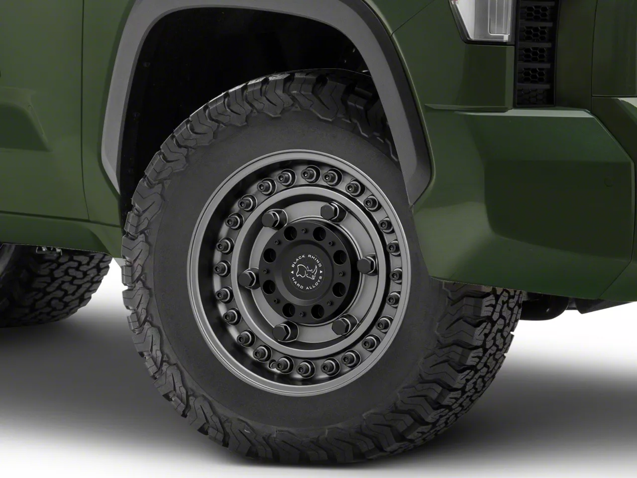 Black Rhino Tundra Armory Matte Gunblack 6-Lug Wheel; 18x9.5; -18mm ...