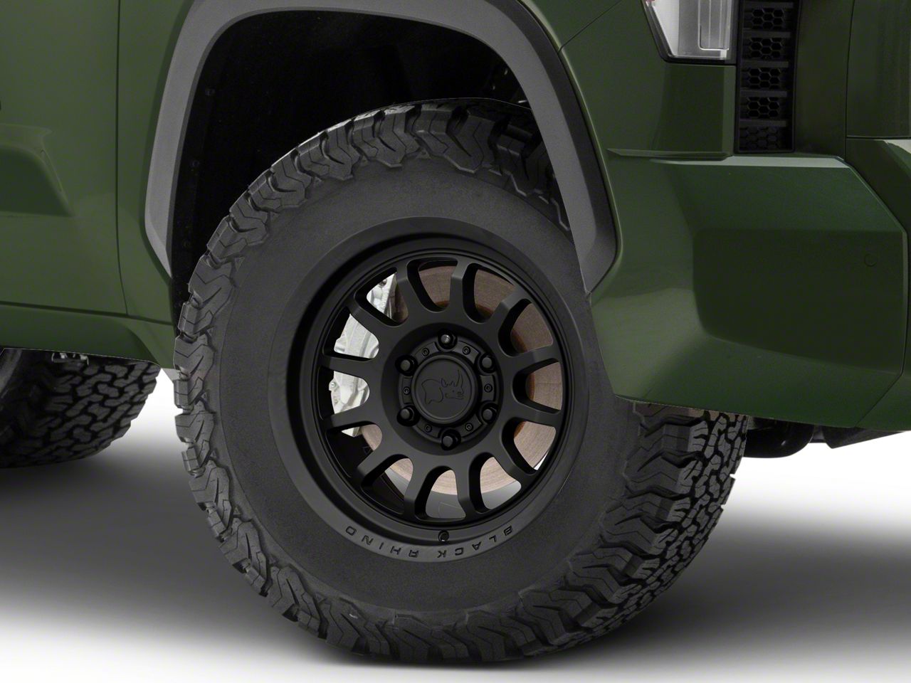 Black Rhino Tundra Rapid Matte Black 6-Lug Wheel; 18x8.5; 0mm Offset ...