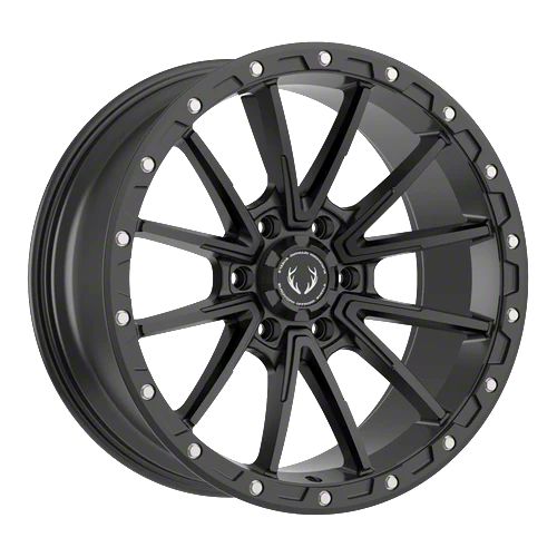 Blackhorn Offroad Toyota 4-Runner BH04 Matte Black 6-Lug Wheel; 20x9 ...