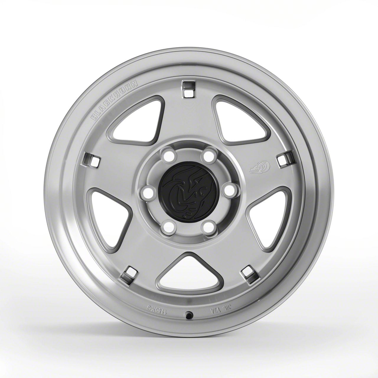 Blackhorn Offroad Toyota 4-Runner NS5 Prism Machined Clear 6-Lug Wheel ...