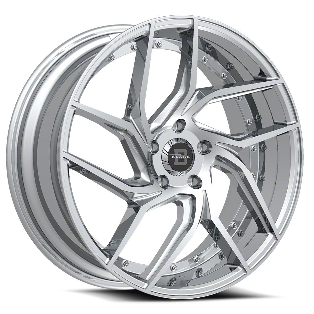Blade Luxury Jeep Wrangler RT-456 Enzo Chrome Wheel; 20x8.5; 35mm ...