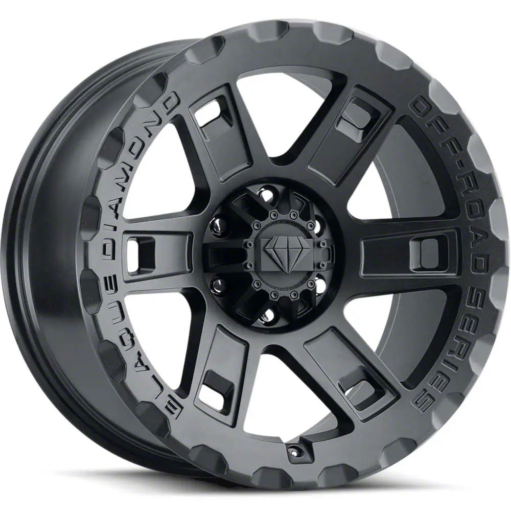 Blaque Diamond Wheels Jeep Grand Cherokee BD-O801 Matte Textured Black ...