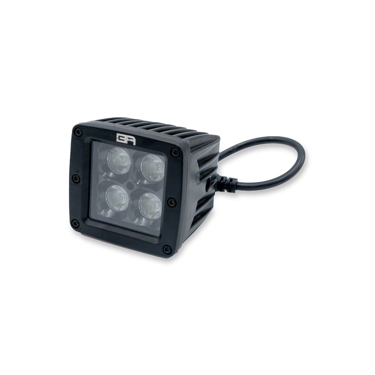 Body Armor 4x4 Toyota 4-Runner Blackout LED Cube Lights; Flood Beam ...