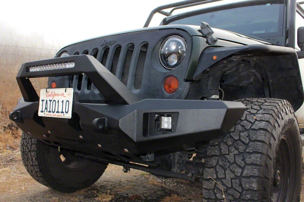 Body Armor 4x4 Jeep Wrangler Orion Full-Width Front Bumper JP-19537 (18 ...