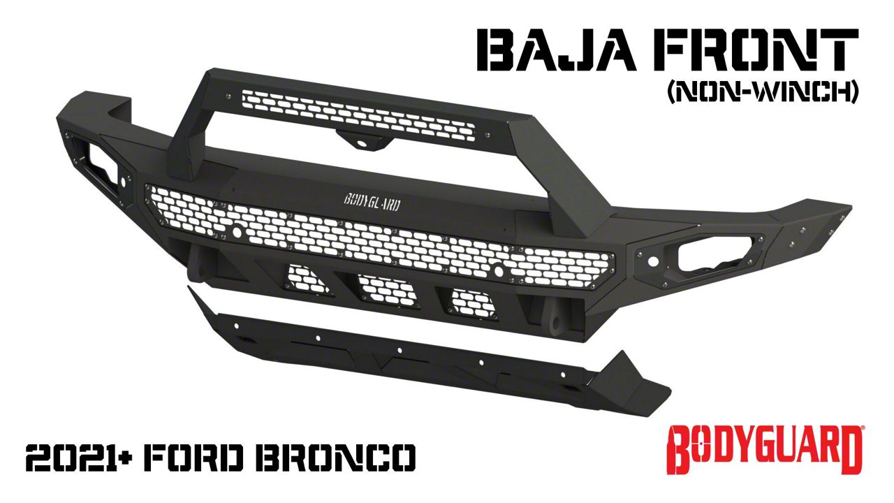 Bodyguard Bumpers Bronco Freedom Baja Series Non-Winch Front Bumper ...