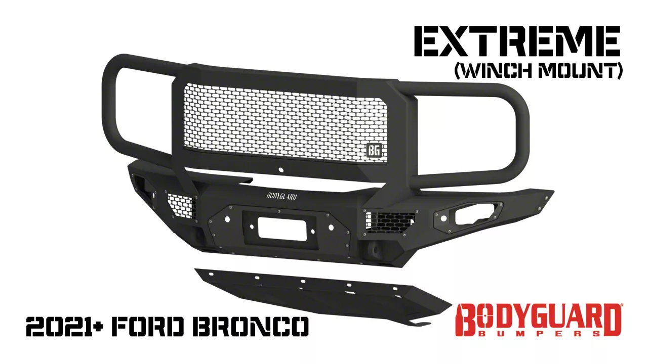 Bodyguard Bumpers Bronco Freedom Extreme Series Winch Mount Front ...
