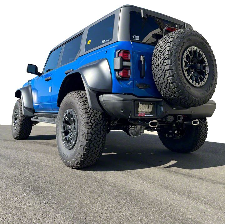 Bold Performance Bronco Hi-Clearance Axle-Back Exhaust System with ...