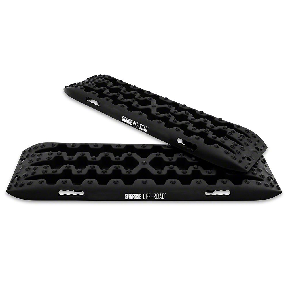 Bronco Traction Recovery Boards; Black - Free Shipping