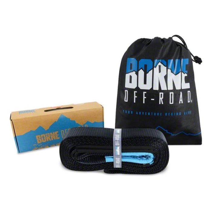 Borne Off-Road Jeep Cherokee 4-Inch x 30-Foot Two Strap; 31,500 lb ...