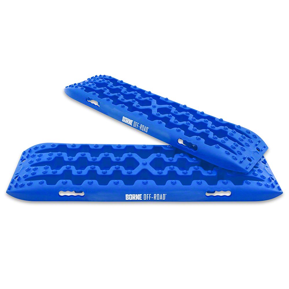 Borne Off-Road Jeep Gladiator Traction Recovery Boards; Blue BNRB-109BL ...