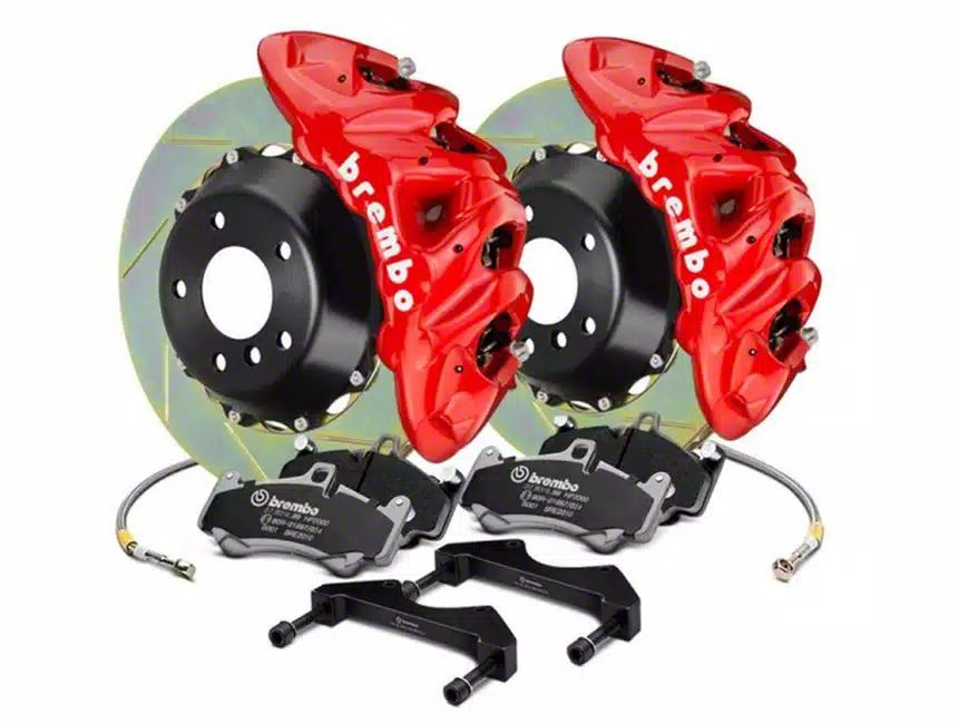 Brembo Jeep Grand Cherokee GT Series 8-Piston Front Big Brake Kit with ...