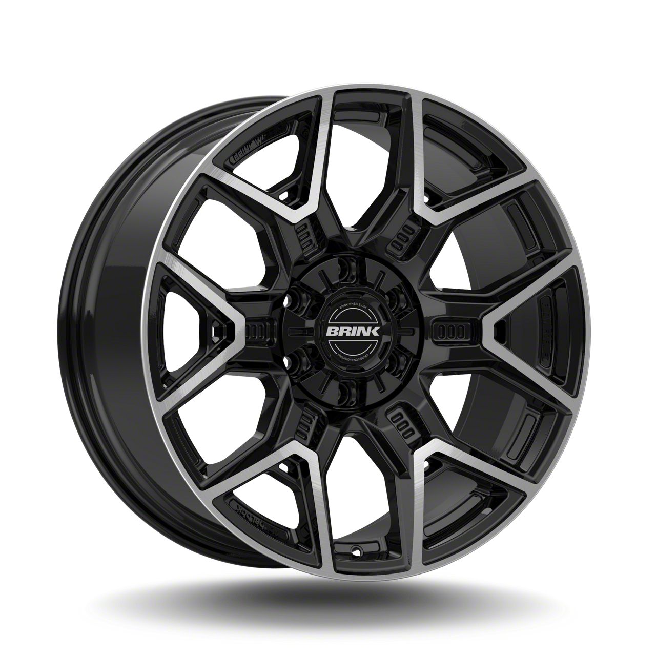 Brink Wheels Toyota 4-Runner Insurgent Machined Piano Black 6-Lug Wheel ...