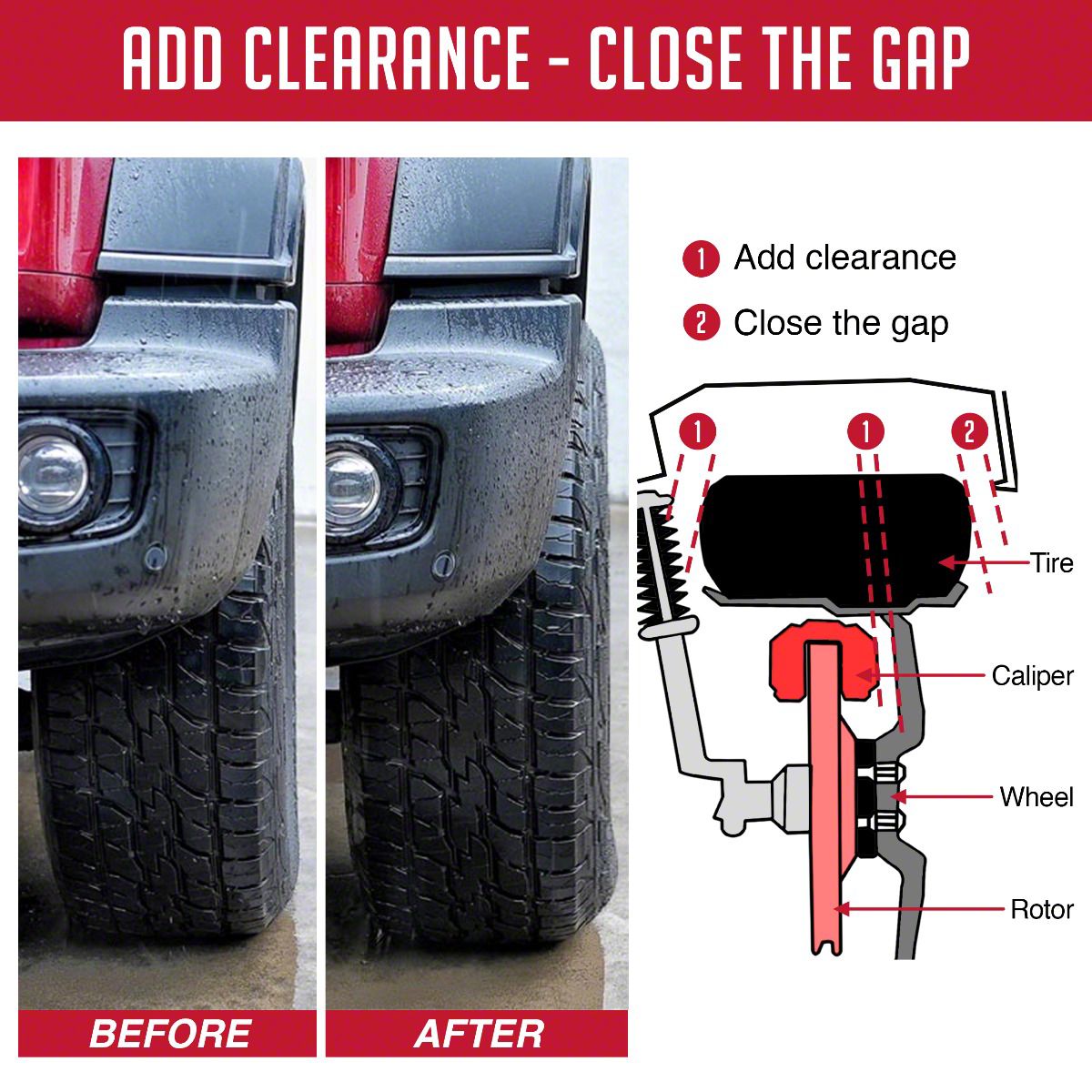 Bronco 2-Inch Billet Aluminum Hubcentric 6-Lug Wheel Spacers (21-26 ...