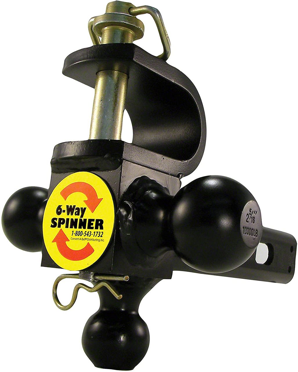 Bronco 2-Inch Receiver Hitch 6-Way Multi-Hitch (Universal; Some ...