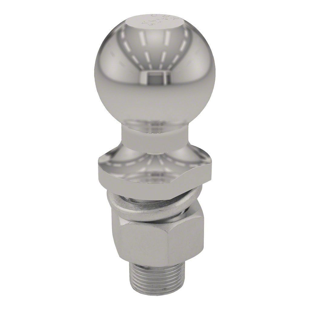 Bronco 2-Inch Trailer Hitch Ball; 6,000 lb. - Free Shipping