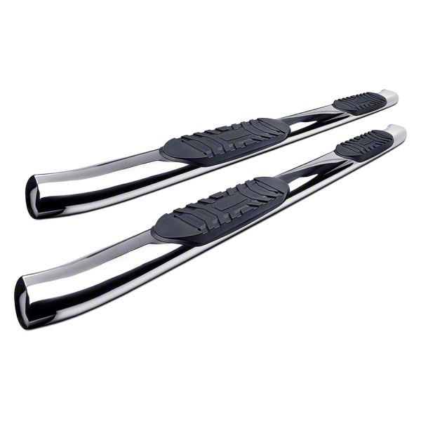 Bronco 5-Inch Oval Premium Side Step Bars; Stainless Steel (21-26 ...