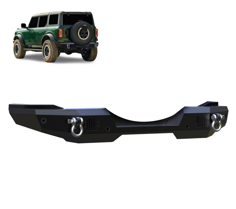 Bronco Armour Heavy Duty Rear Bumper (21-25 Bronco, Excluding Raptor ...