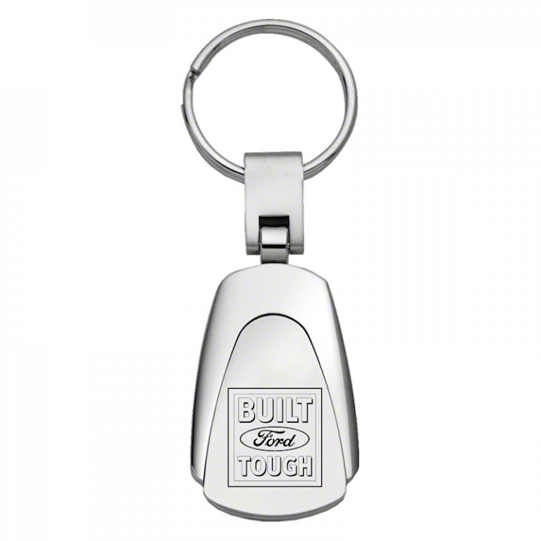 Bronco Built Ford Tough Teardrop Key Fob - Free Shipping