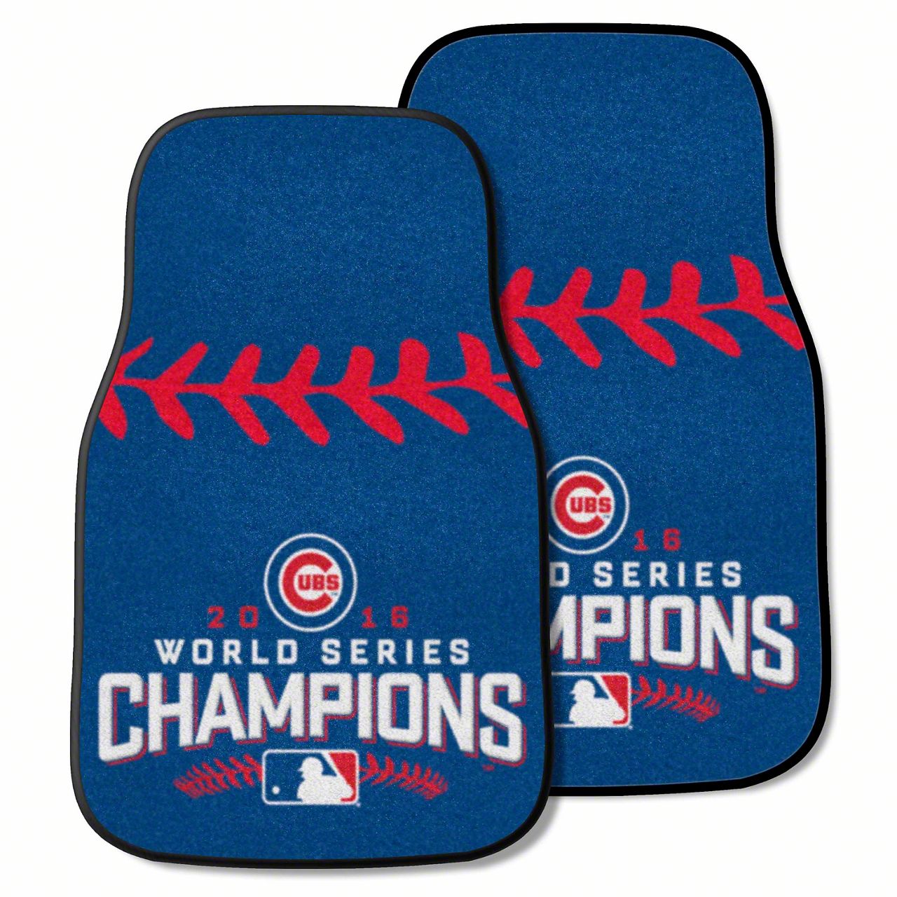 Bronco Carpet Front Floor Mats with Chicago Cubs 2016 MLB World Series ...