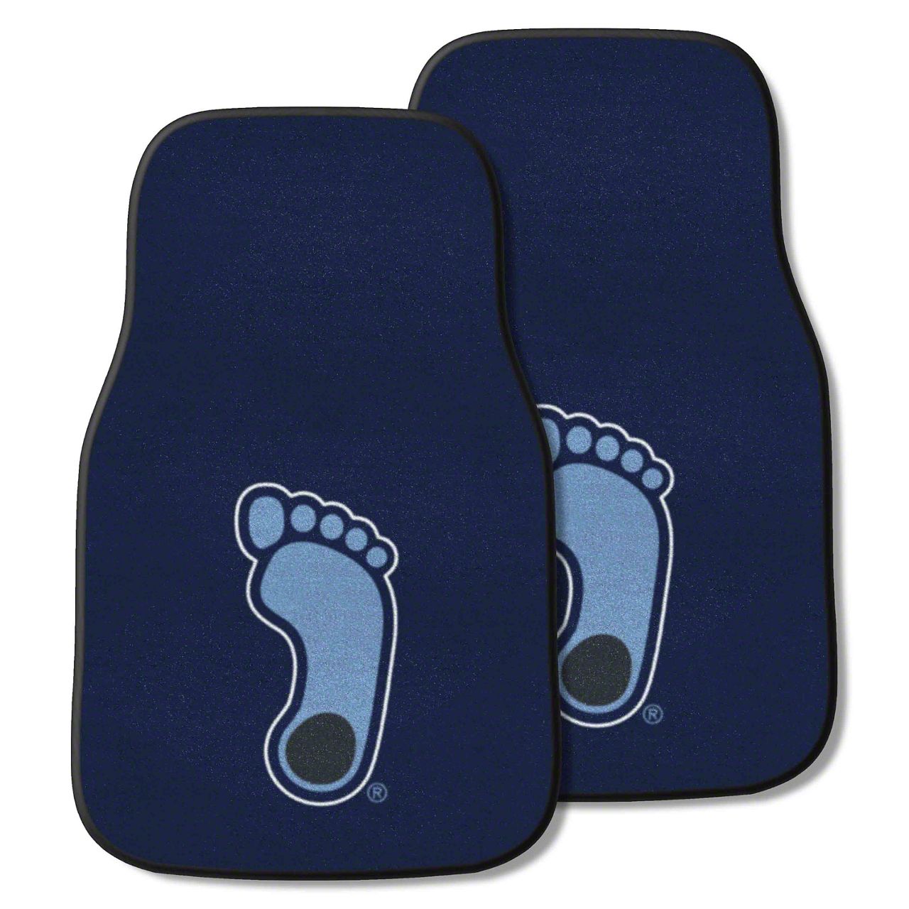 Bronco Carpet Front Floor Mats with University of North Carolina at ...